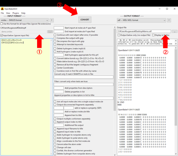 ケモインフォマティクスで便利なフリーソフトウェア | Instruction of chemoinformatics by funatsu-lab